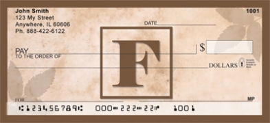 Monogram Checks | Personal Bank Checks